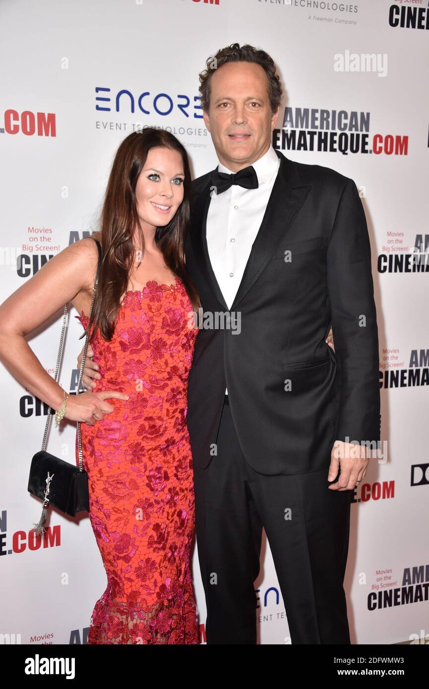 Vince Vaughn and Kyla Vaughn attend the 32nd American Cinematheque ...