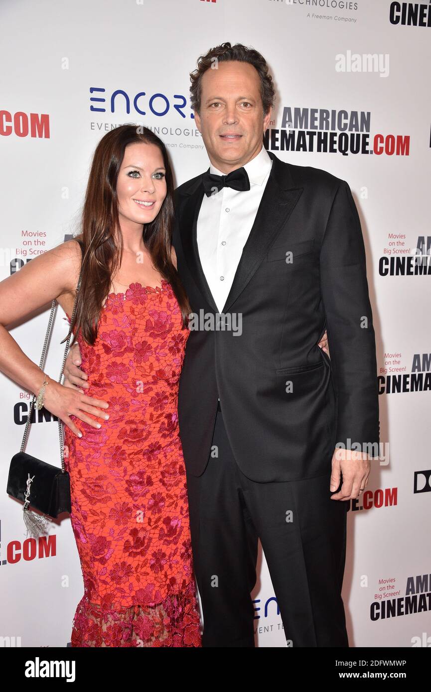 Vince Vaughn and Kyla Vaughn attend the 32nd American Cinematheque ...