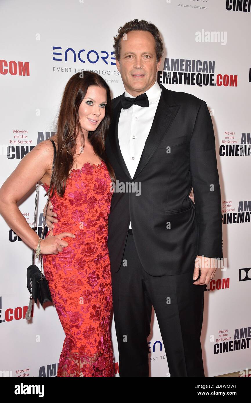 Vince Vaughn and Kyla Vaughn attend the 32nd American Cinematheque ...