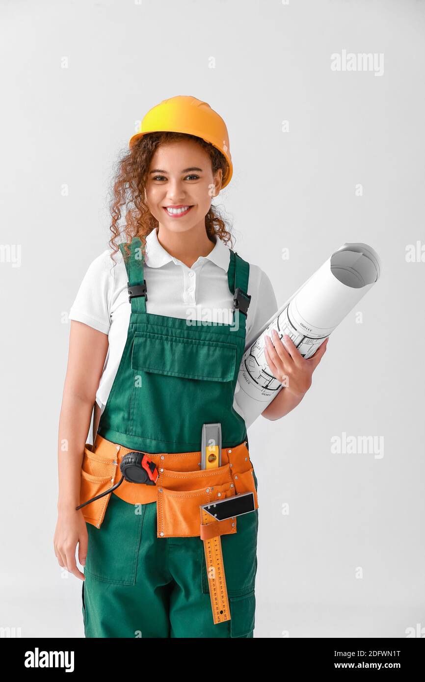 American female industrial engineer hi-res stock photography and images ...