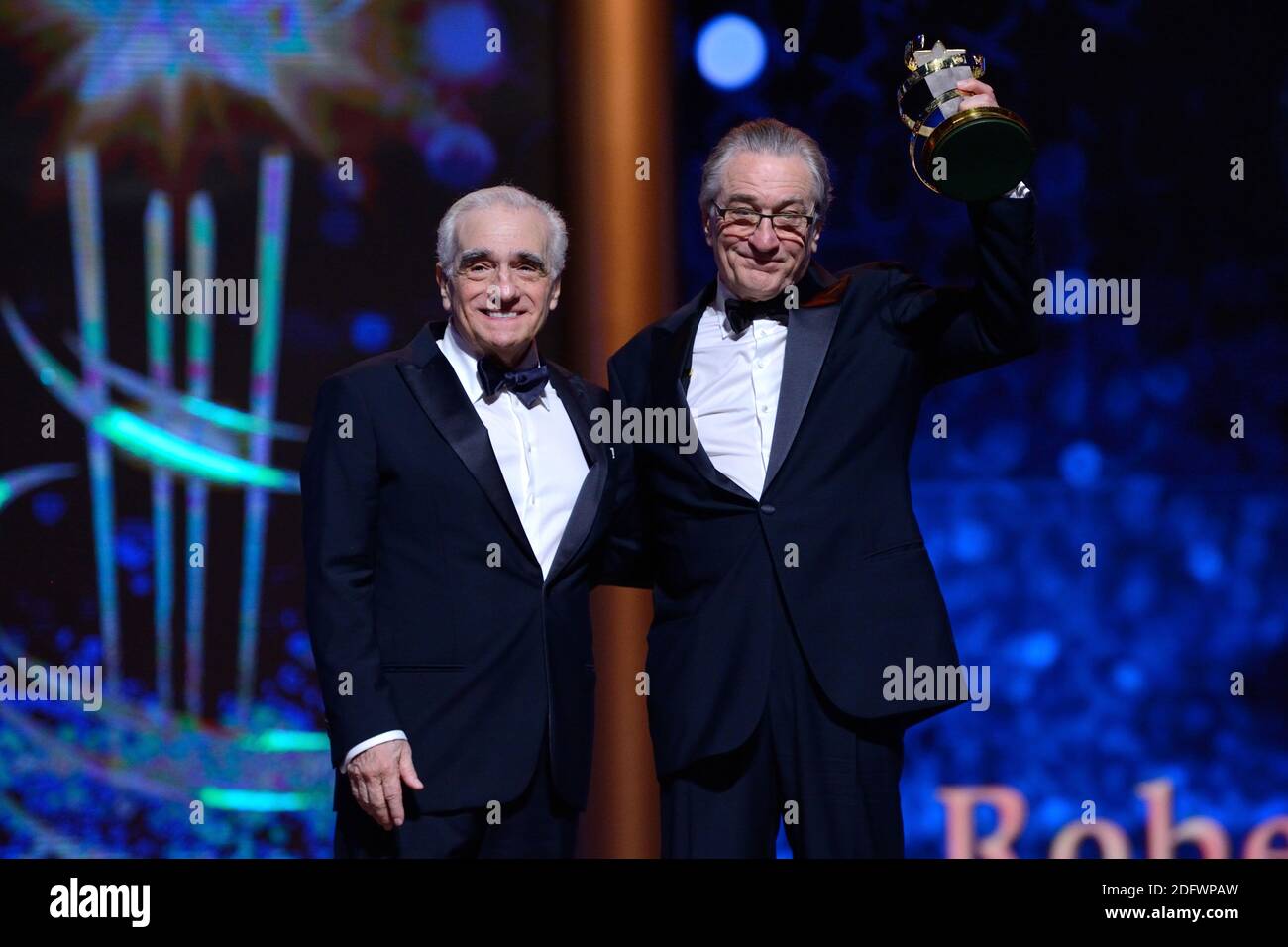 Martin Scorsese and Robert De Niro attending the Tribute to Robert De Niro Ceremony as part of ...