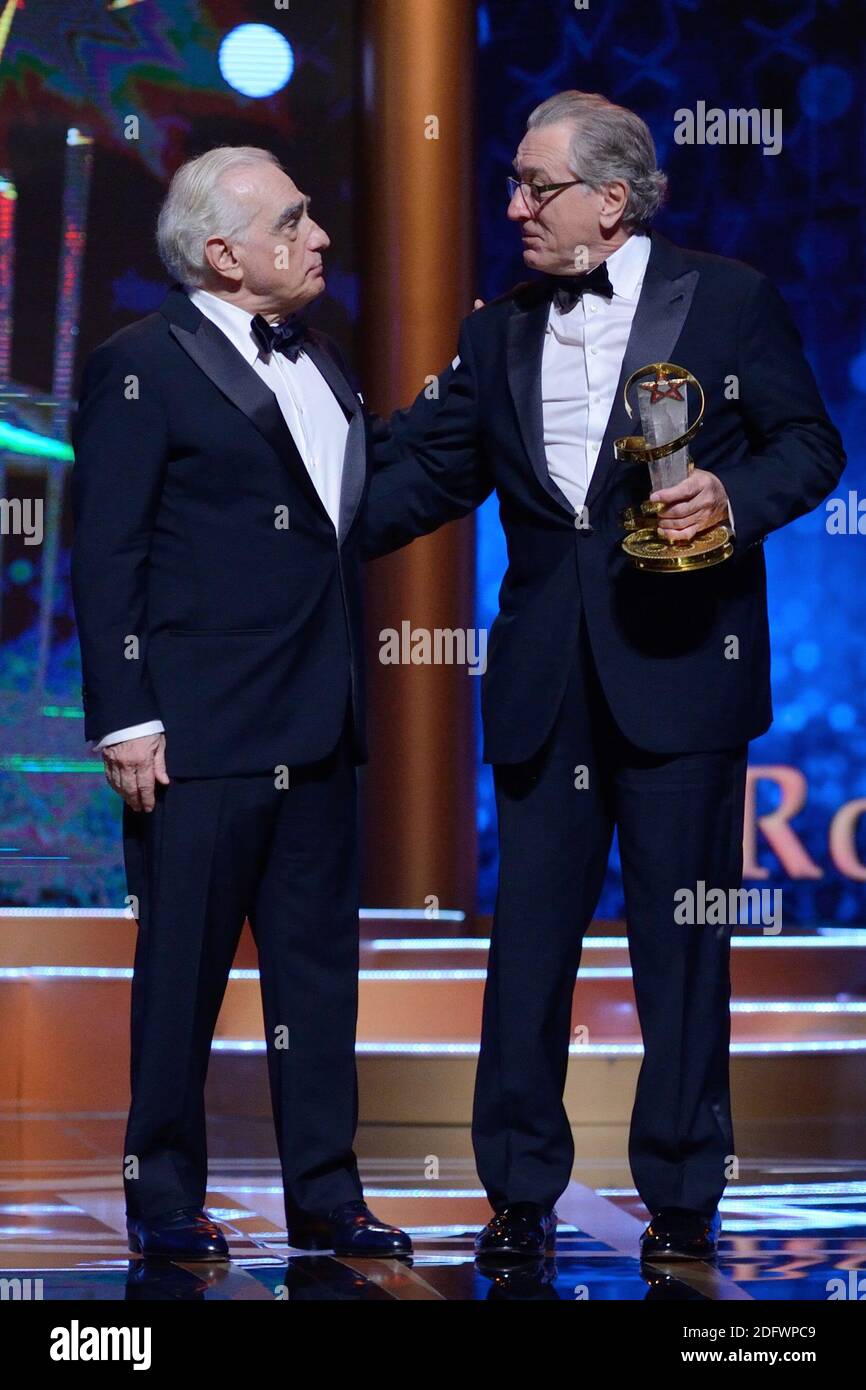 Martin Scorsese and Robert De Niro attending the Tribute to Robert De ...