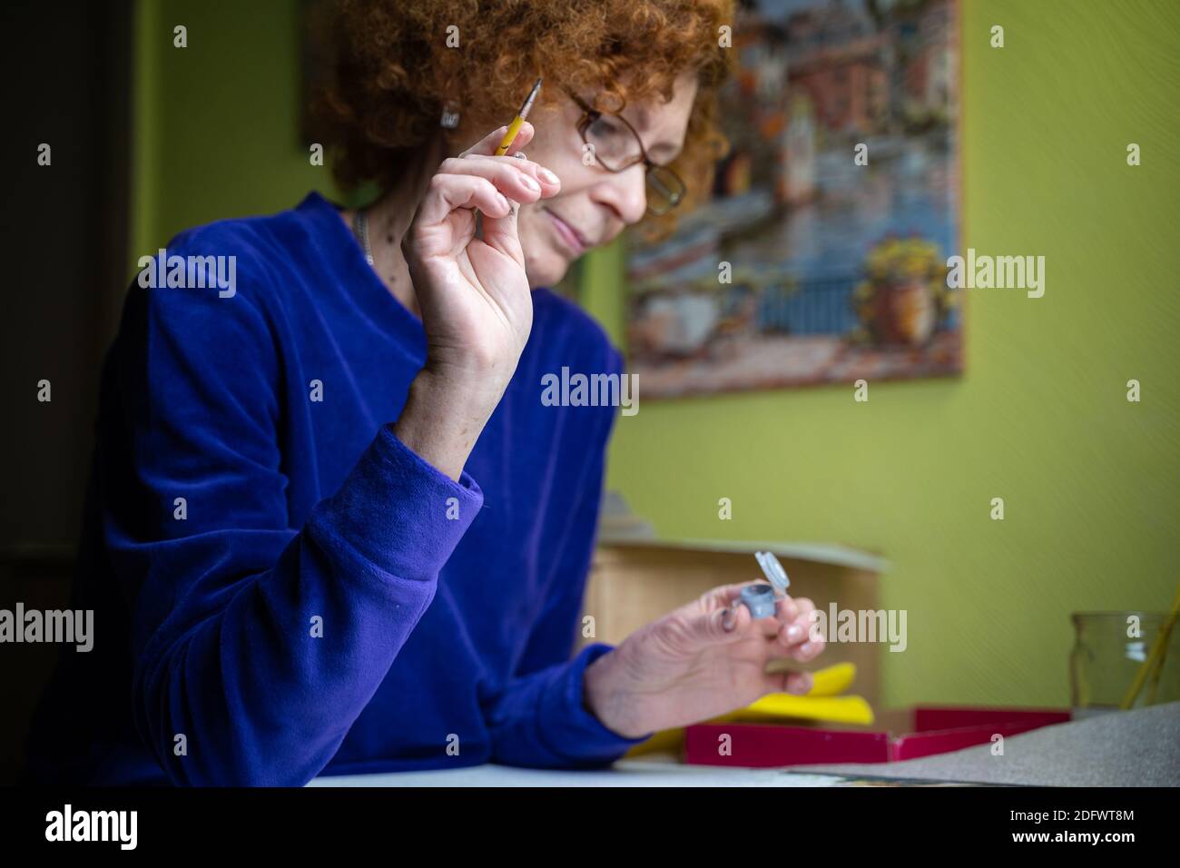 Age, retirement, creativity, imagination and art. Creative work ...