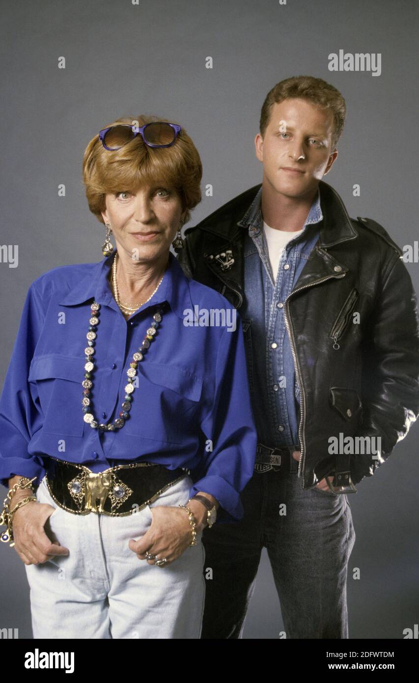 Exclusive - Maria Pacome poses during a photo session with her son ...