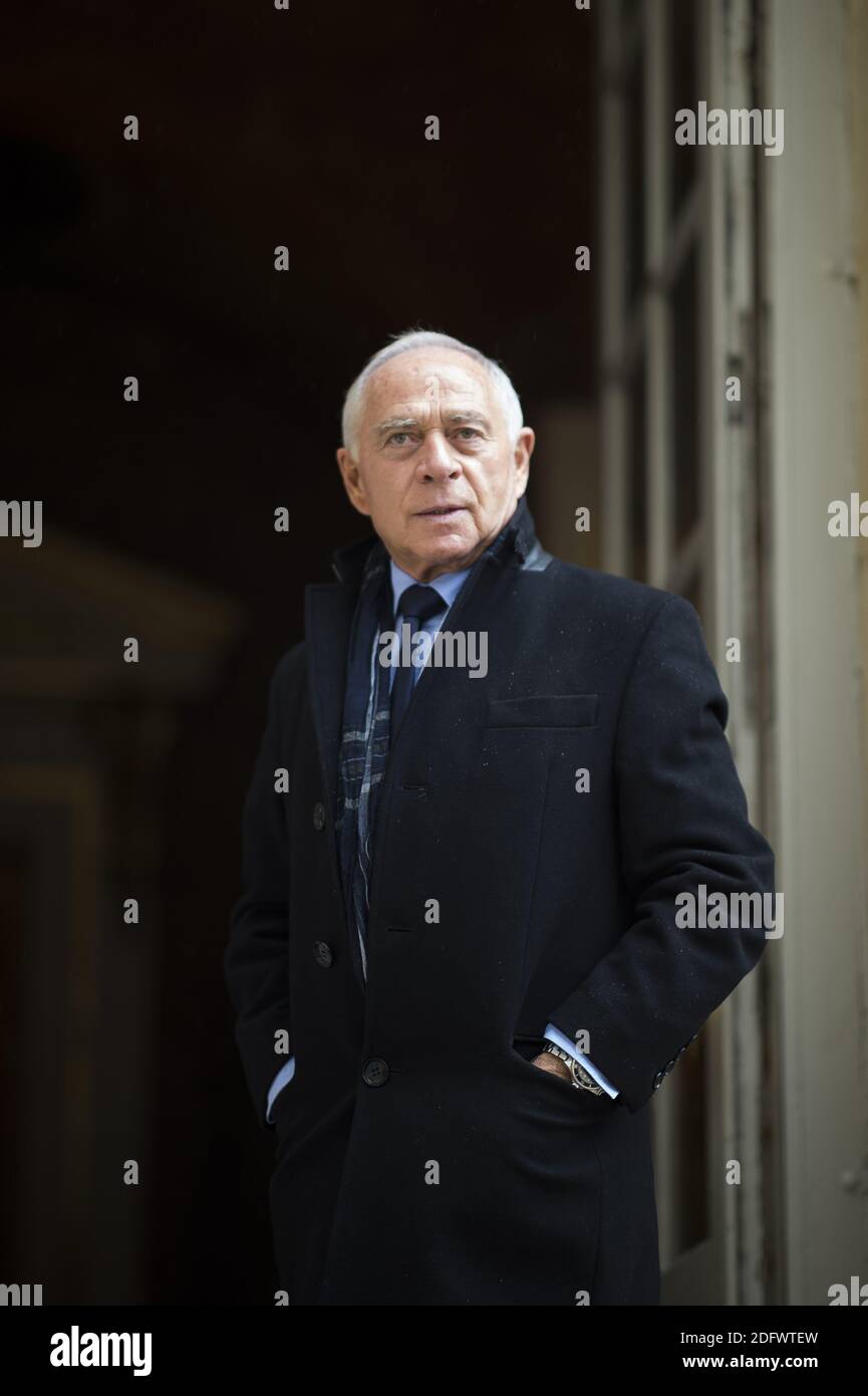 François Patriat arrives at Hotel Matignon for a meeting with French ...