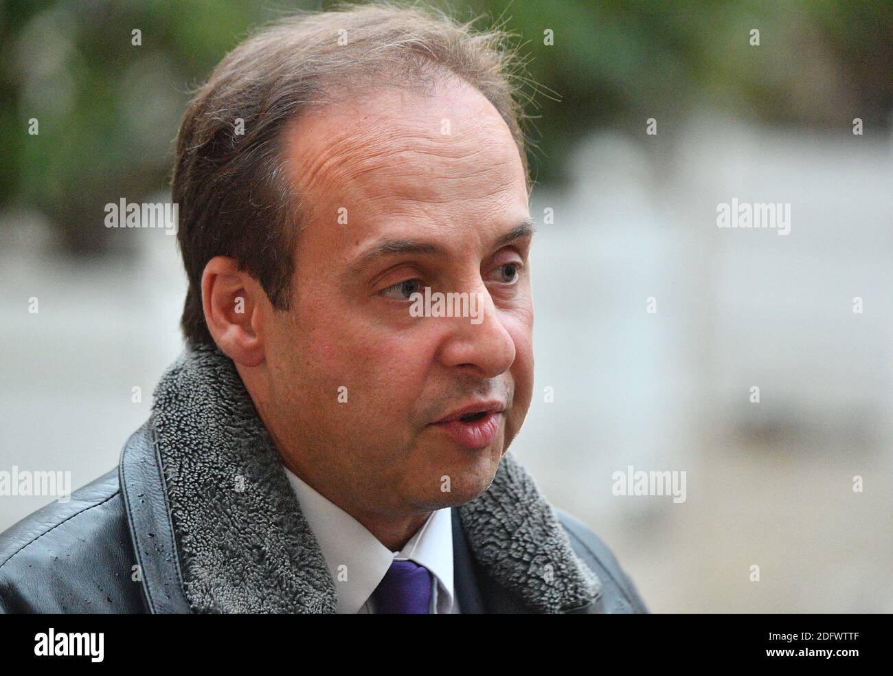 Jean Christophe Lagarde at Hotel Matignon for a meeting with French ...