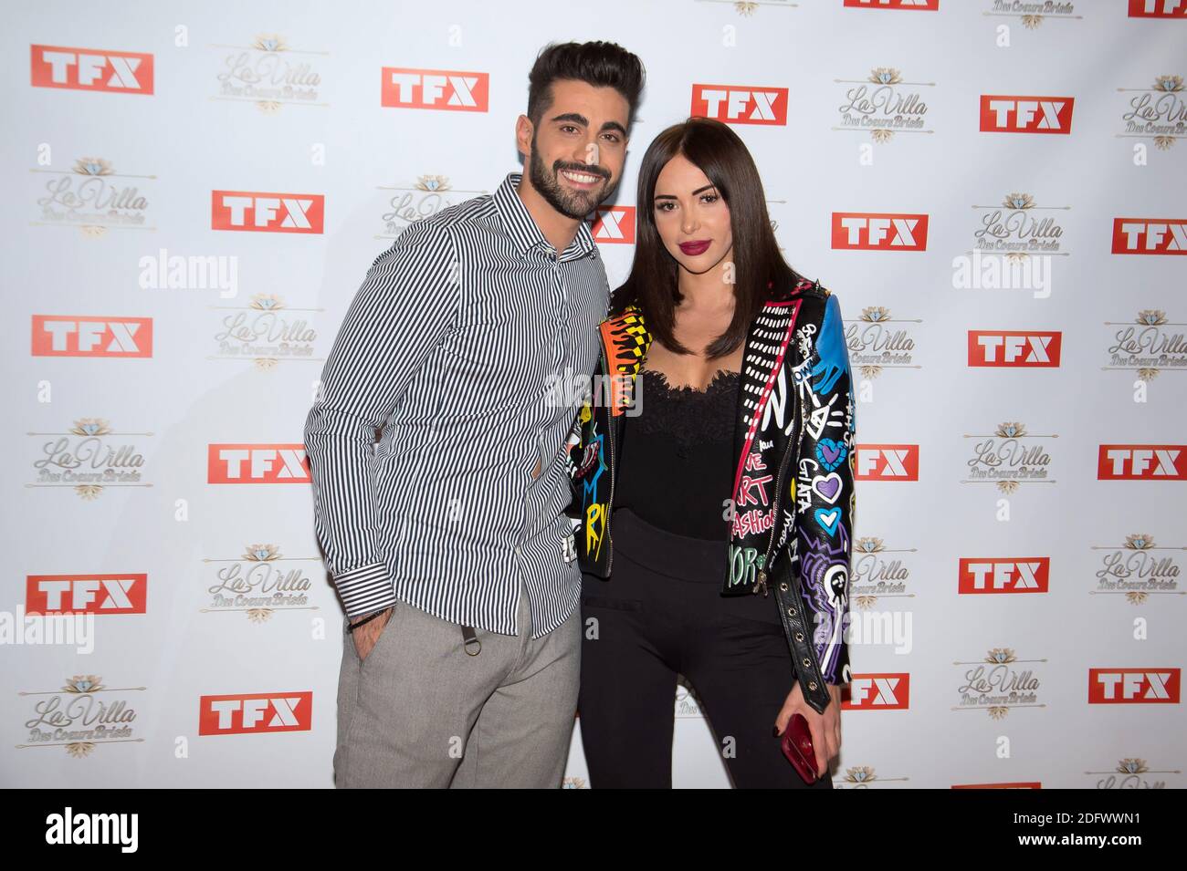 Matthieu Lacroix and Jelena attending The 'La Villa des Coeurs Brises ...