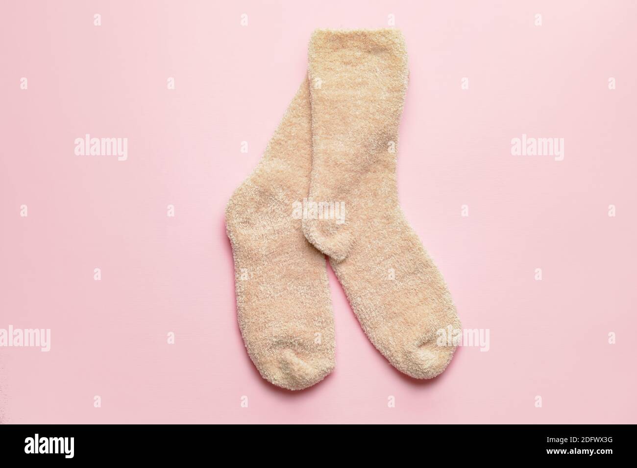Light pink socks hi-res stock photography and images - Alamy