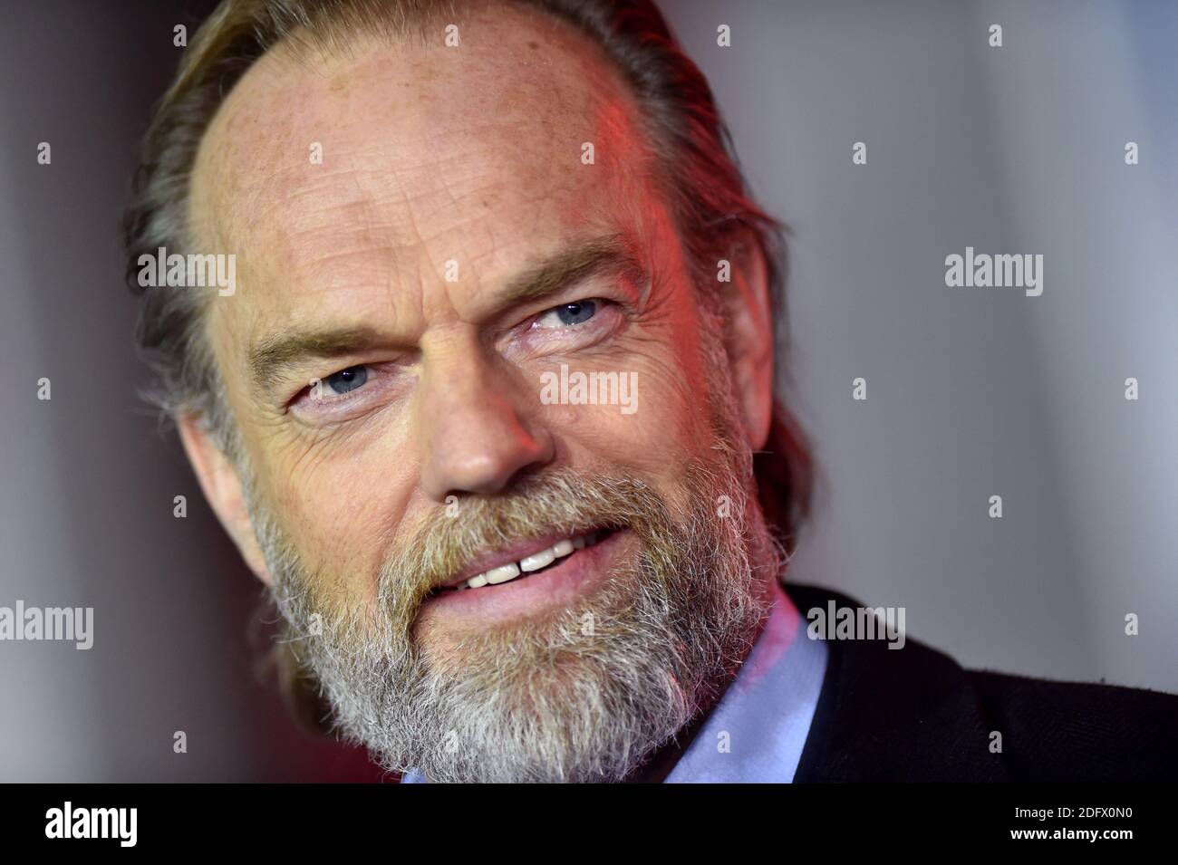 Hugo Weaving attends the Mortal Engines premiere in Los Angeles ...