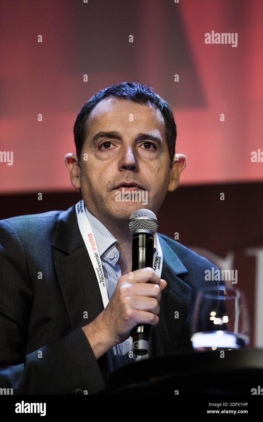 Jerome Fourquet, IFOP, during the "5th Economy Summit" event organised ...