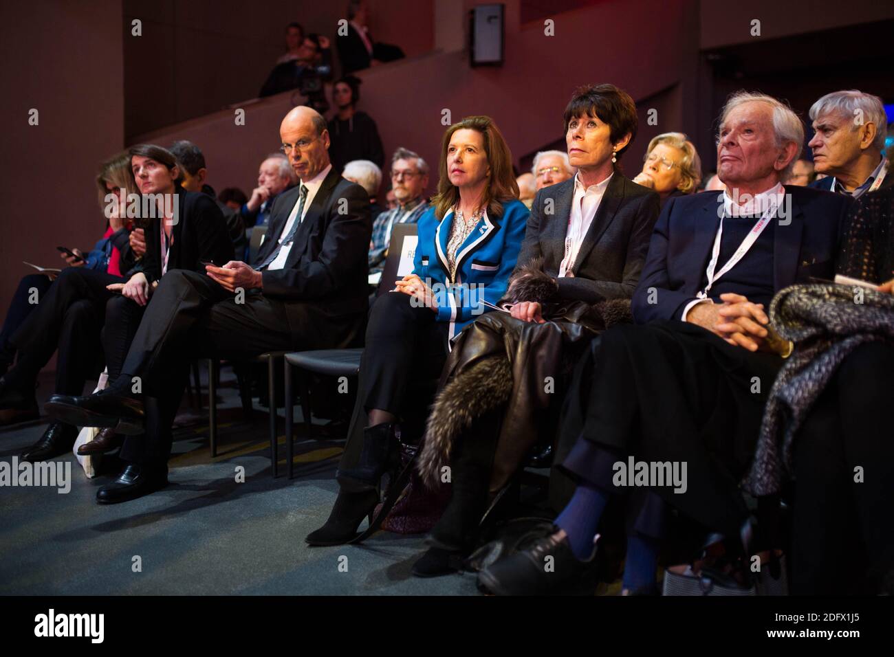 Sophie Bellon, president of Sodexo during the "5th Economy Summit ...