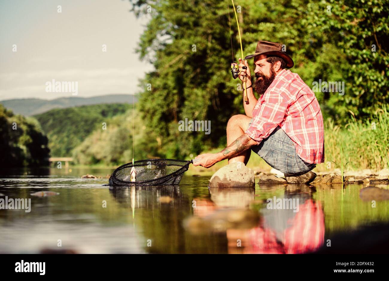 Fly fishing technique hi-res stock photography and images - Alamy