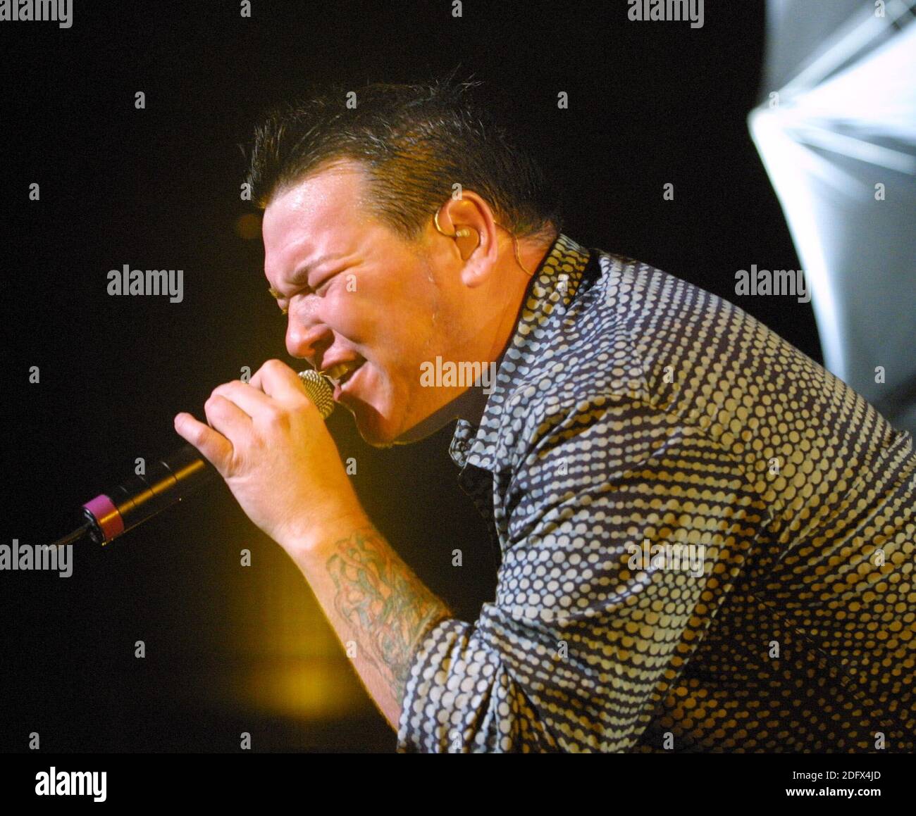 Miami, FL 12-17-2001 Steve Howell (Smashmouth) performing at the Y100 Jingle Ball at the ...