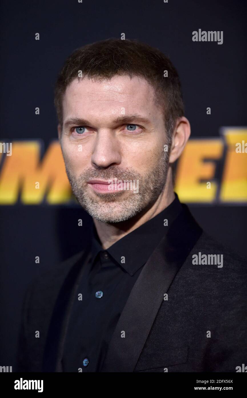 Travis Knight attends the Bumblebee World Premiere on December 9, 2018 ...