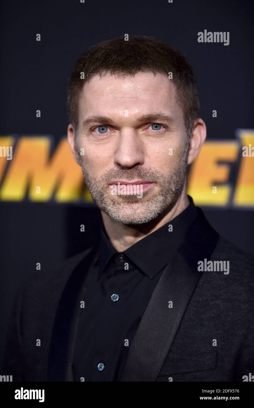 Travis Knight attends the Bumblebee World Premiere on December 9, 2018 ...