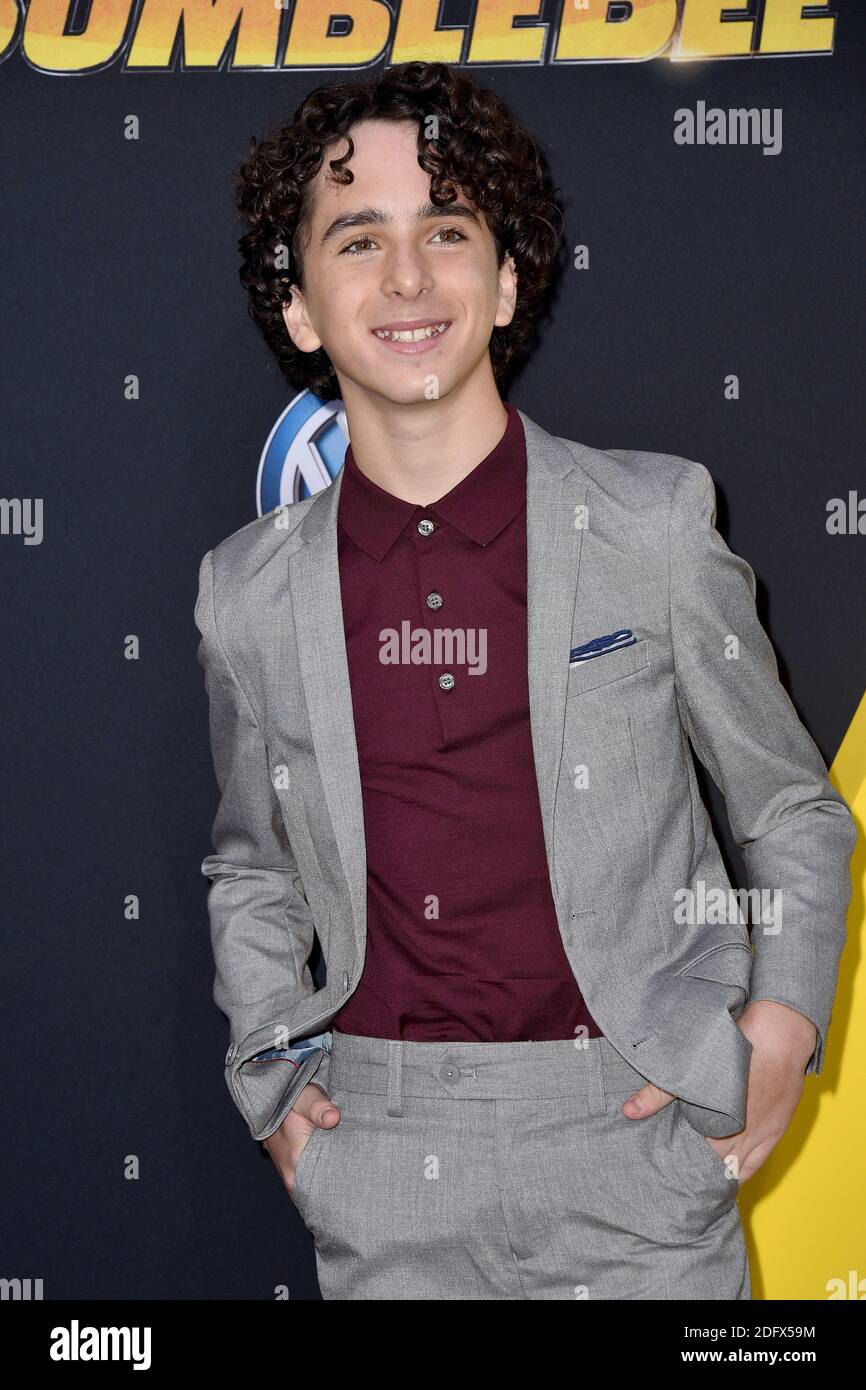 Jason Drucker attends the Bumblebee World Premiere on December 9, 2018 ...