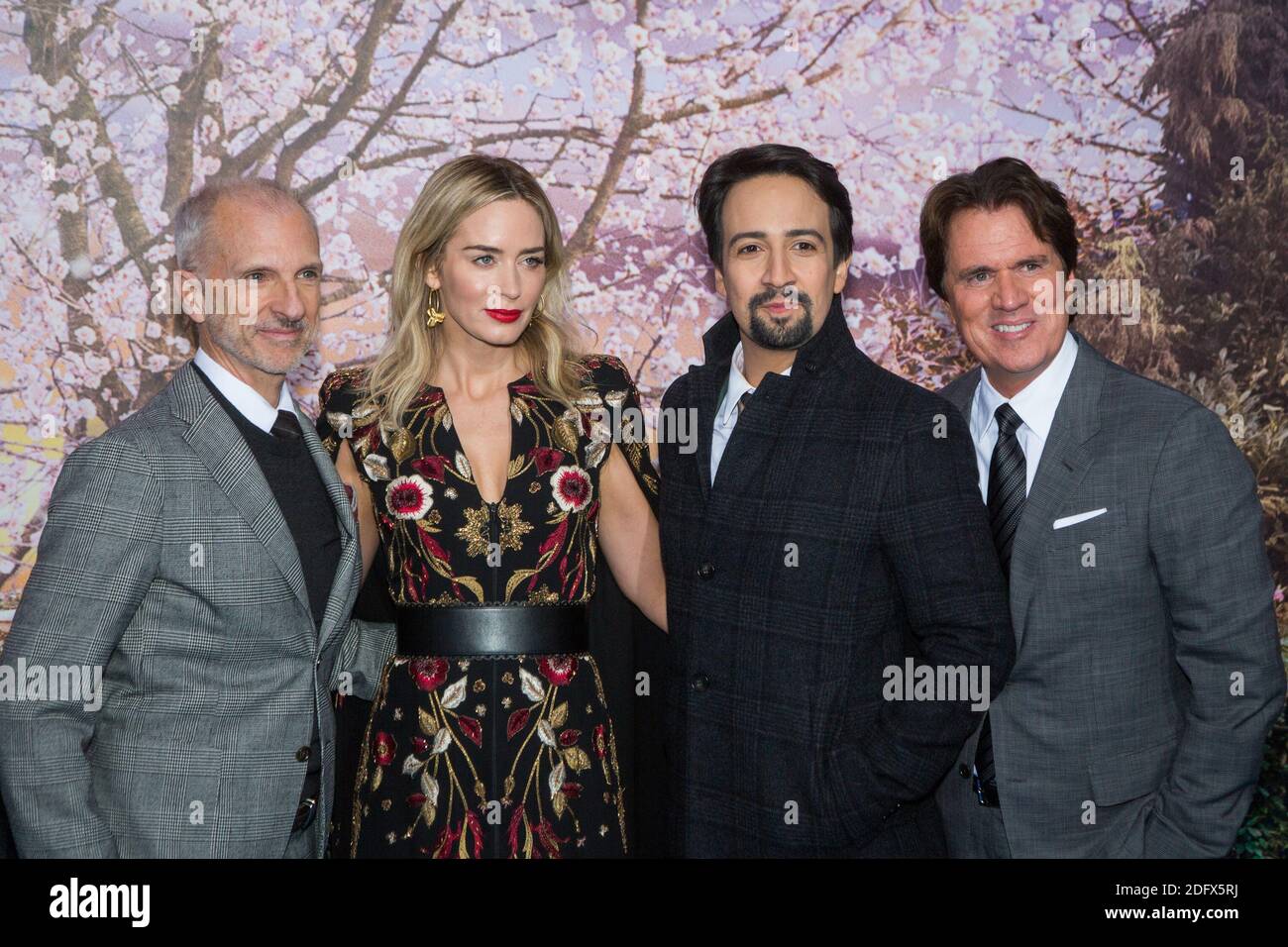 John DeLuca, Emily Blunt, Lin-Manuel Miranda and Rob Marshall attends ...