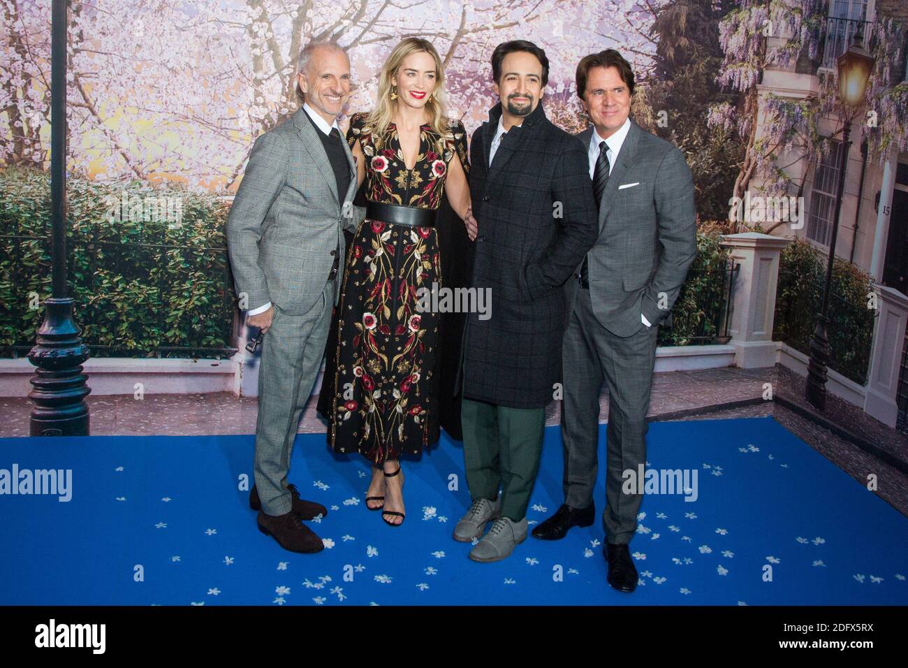 John DeLuca, Emily Blunt, Lin-Manuel Miranda and Rob Marshall attends ...