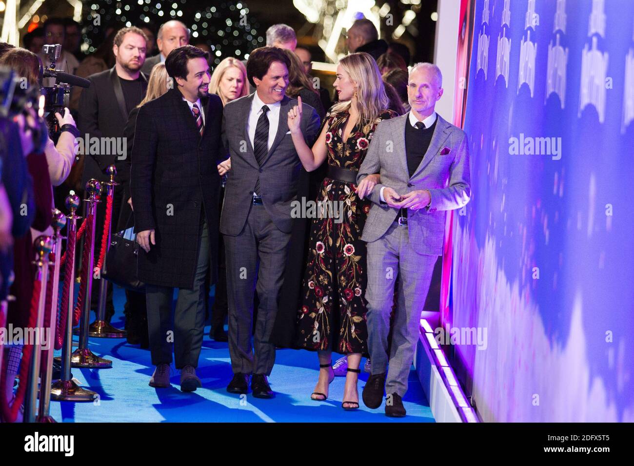 Lin-Manuel Miranda, Rob Marshall, Emily Blunt and John DeLuca attends ...