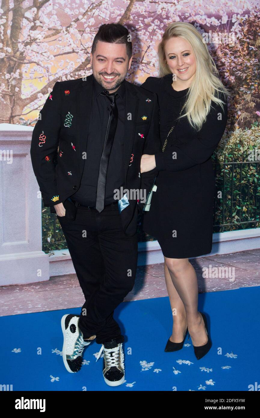 Chris Marques and his wife Jaclyn Spencer attending Mary Poppins ...