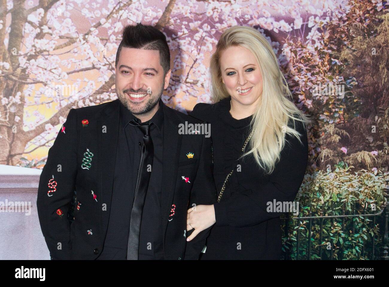 Chris Marques and his wife Jaclyn Spencer attending Mary Poppins ...