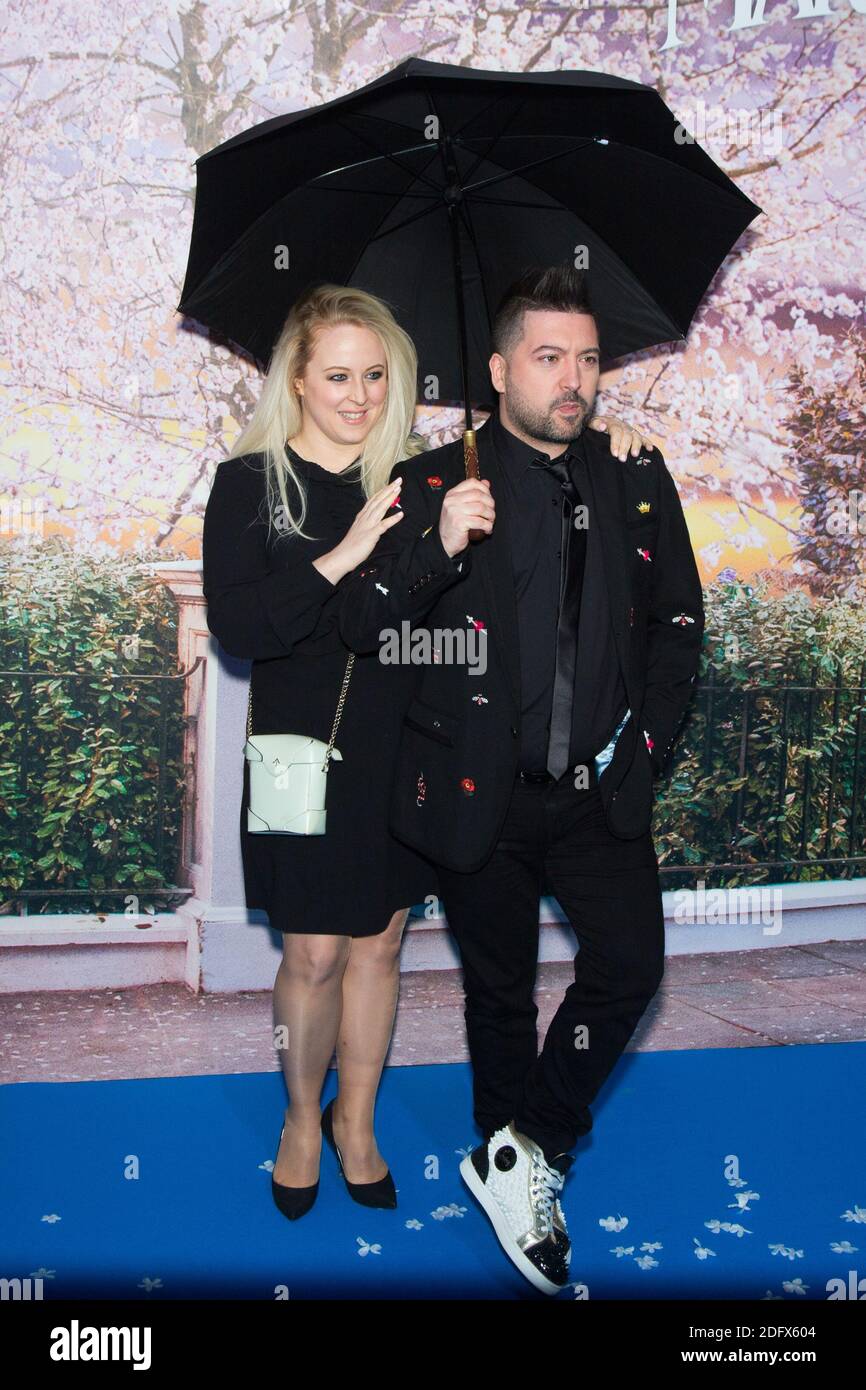 Chris Marques and his wife Jaclyn Spencer attending Mary Poppins ...