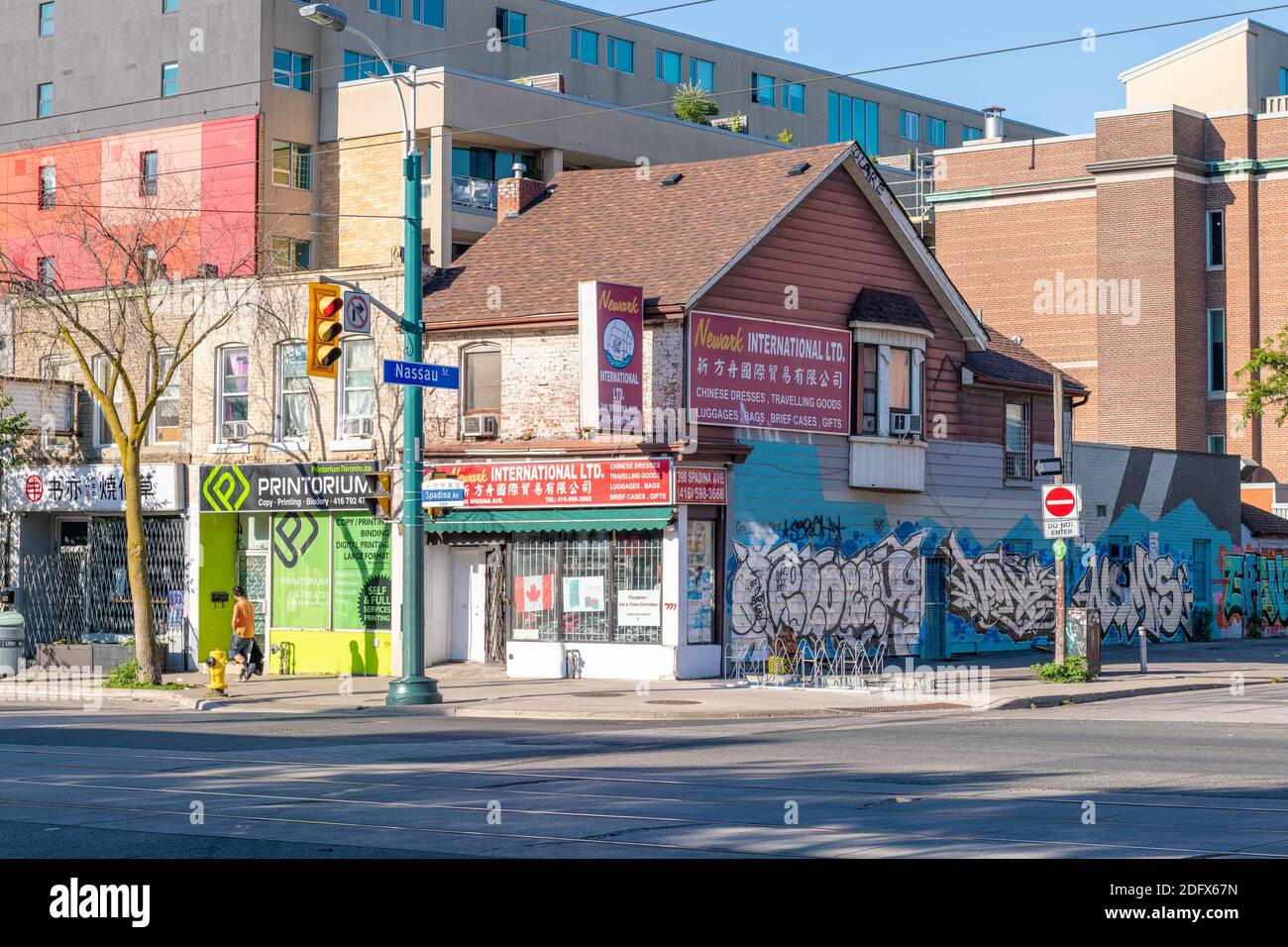 A corner in Chinatown in Toronto, Canada Stock Photo - Alamy
