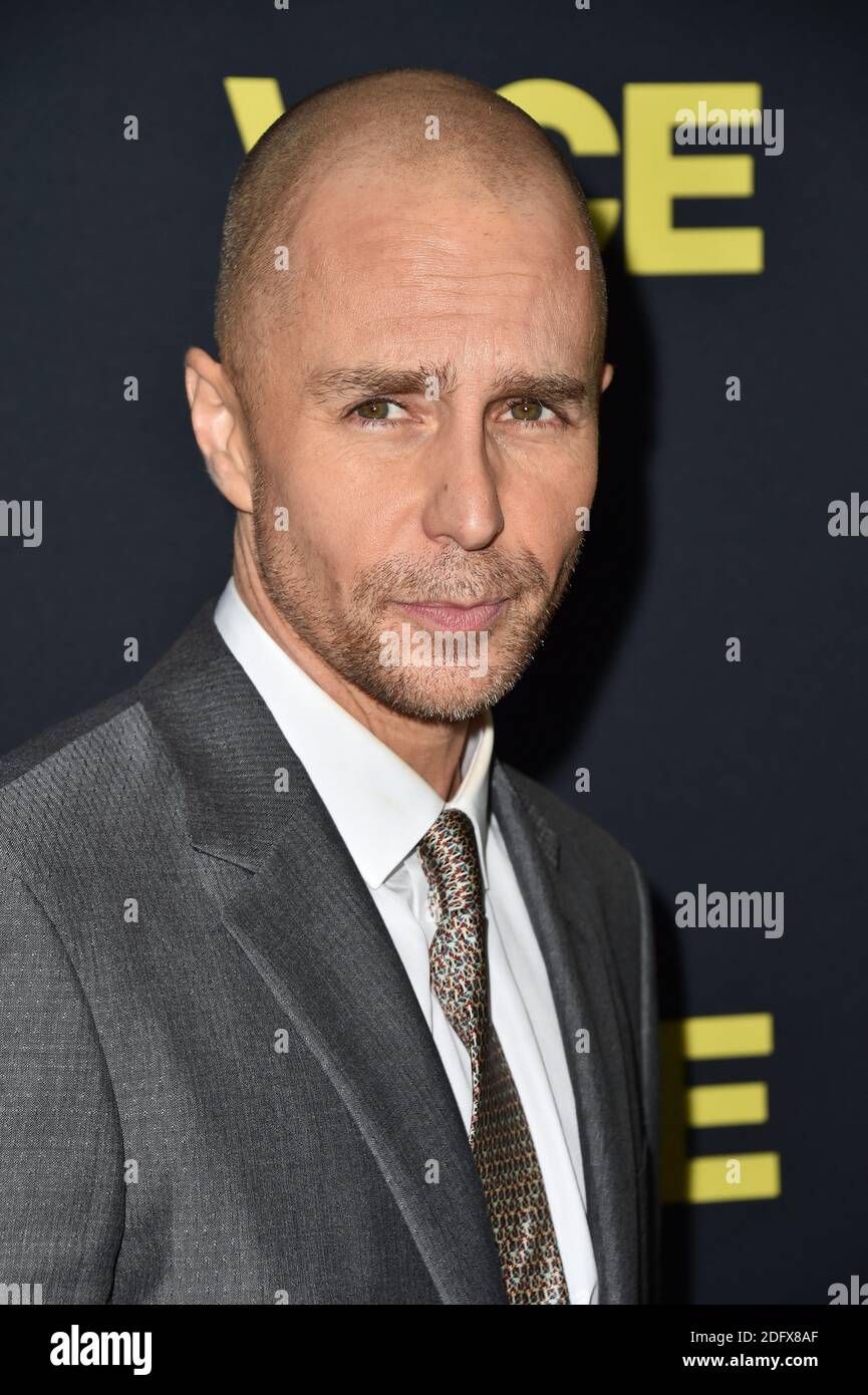Sam Rockwell attends the World Premiere of 'Vice' at AMPAS Samuel ...