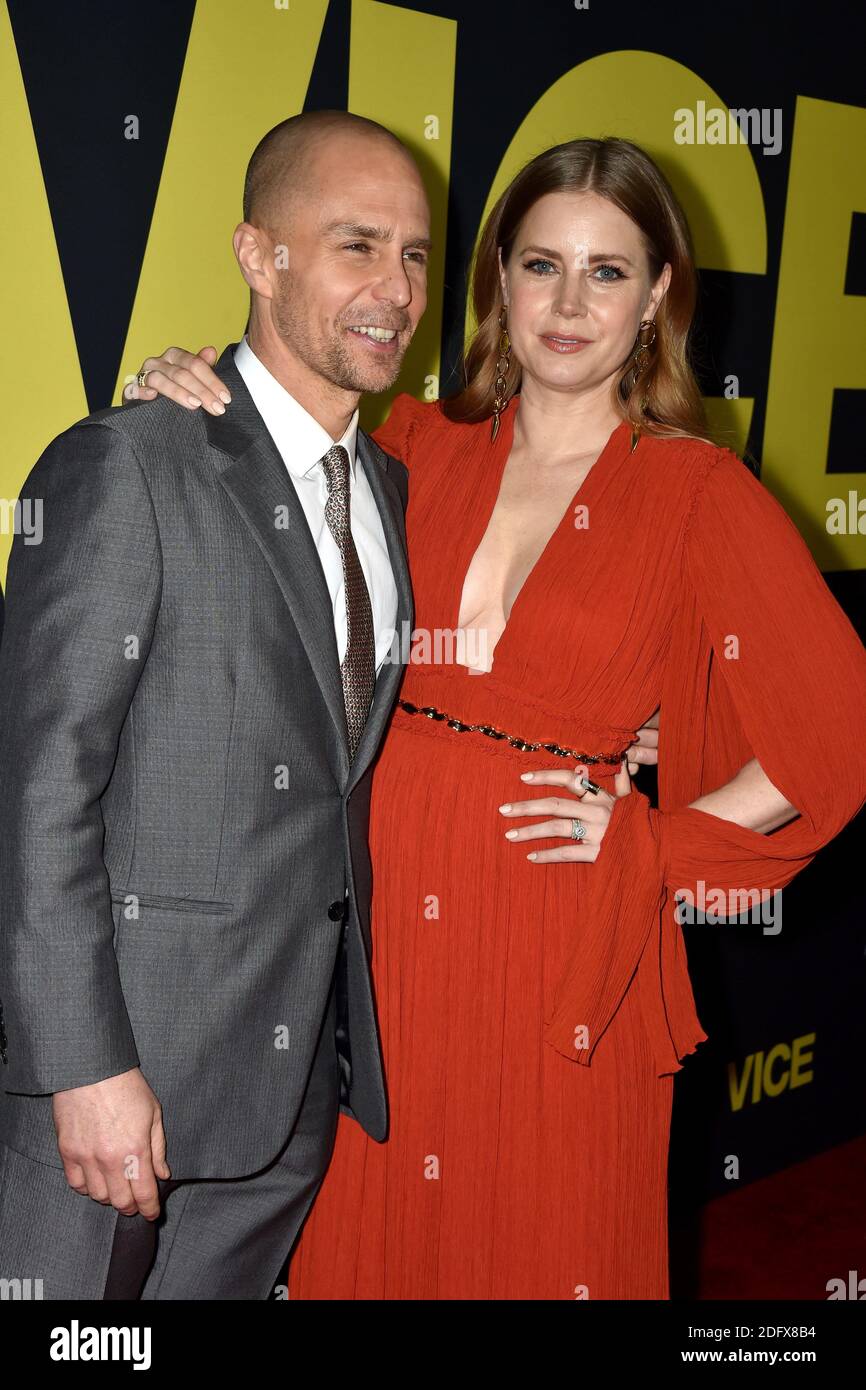 Amy Adams, Sam Rockwell attend the World Premiere of 'Vice' at AMPAS ...