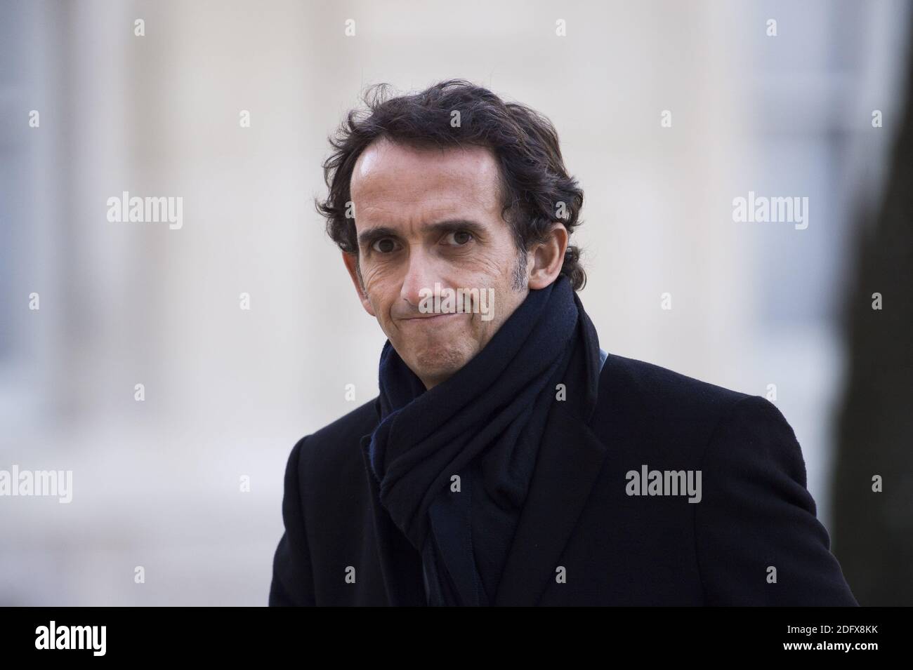 Carrefour's CEO Alexandre Bompard arrives for a meeting with the French ...