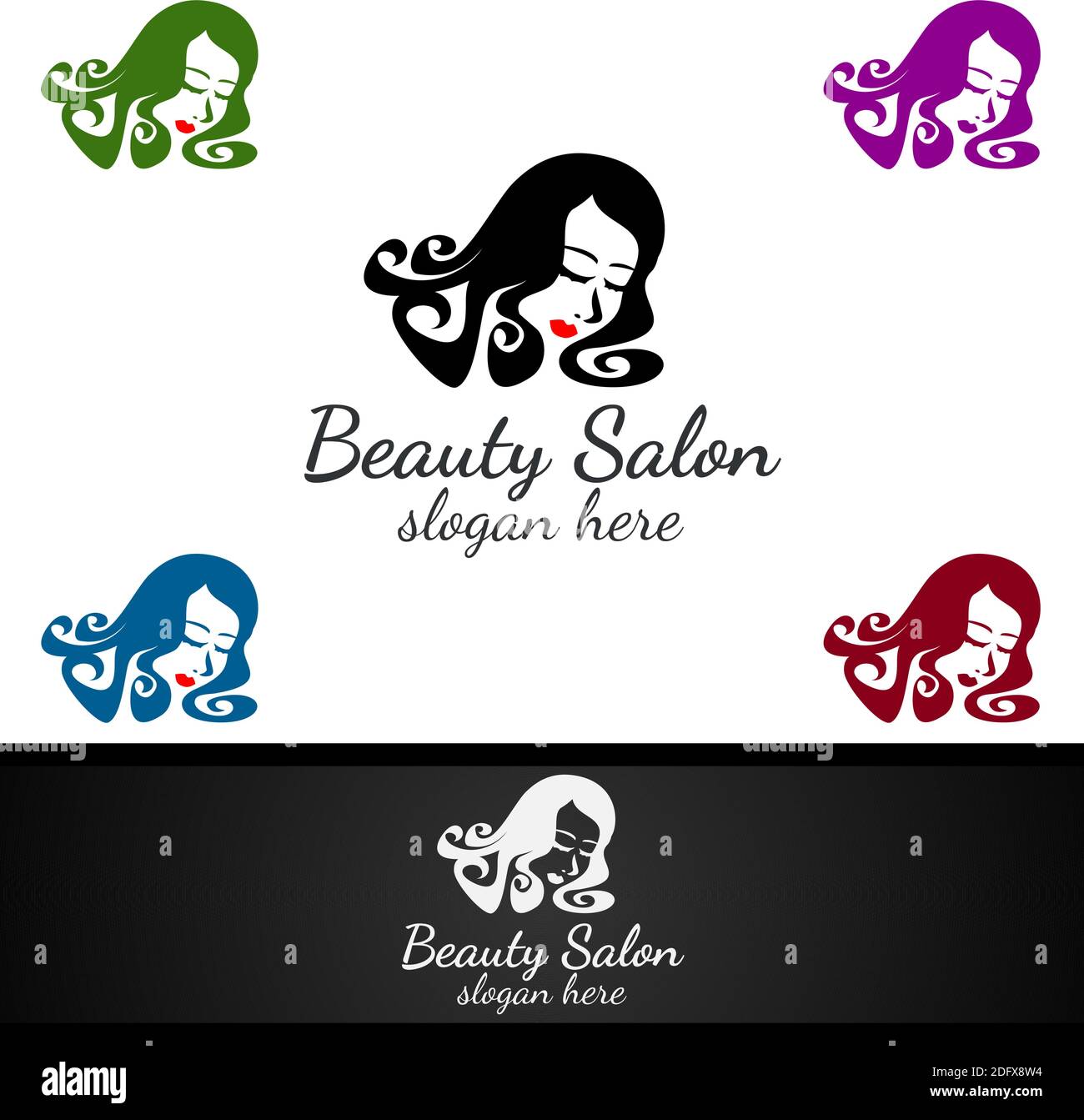 Salon Fashion Logo for Beauty Hairstylist, Cosmetics, or Boutique ...
