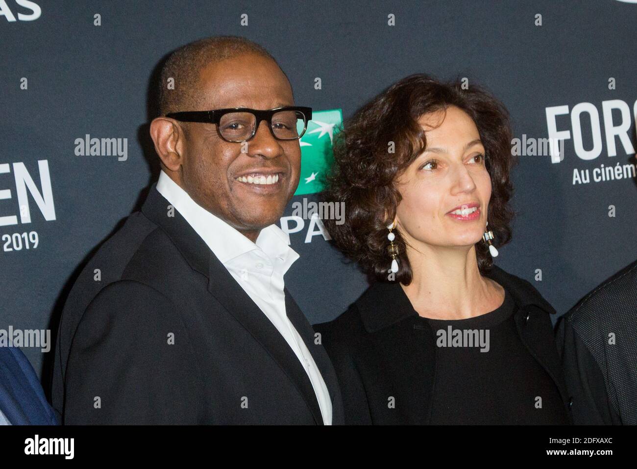Forest Whitaker, Audrey Azoulay attends 'FORGIVEN' Paris film premiere ...