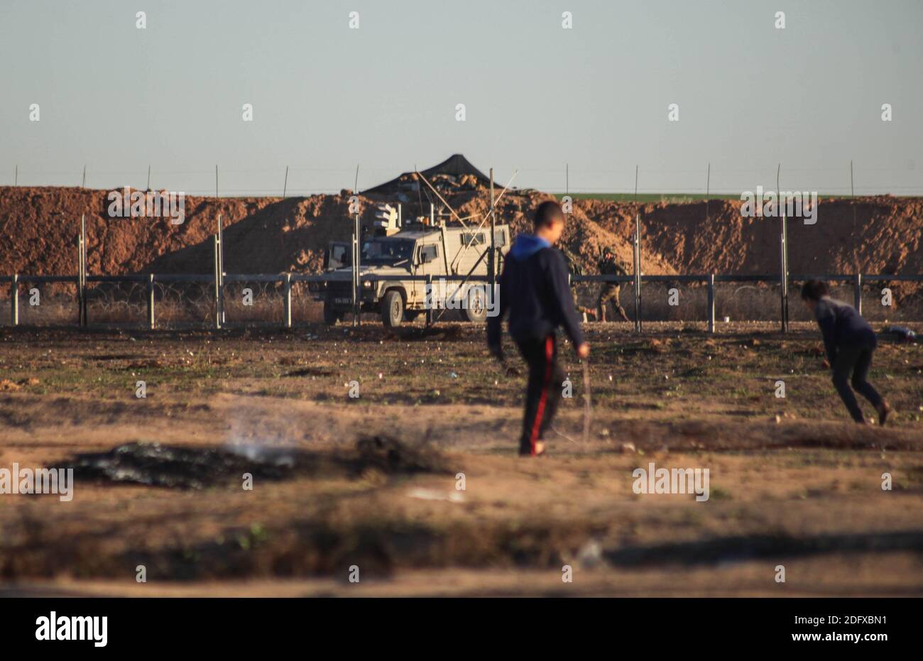 'Great March of Return' demonstrations in Gaza, Palestine, on December ...