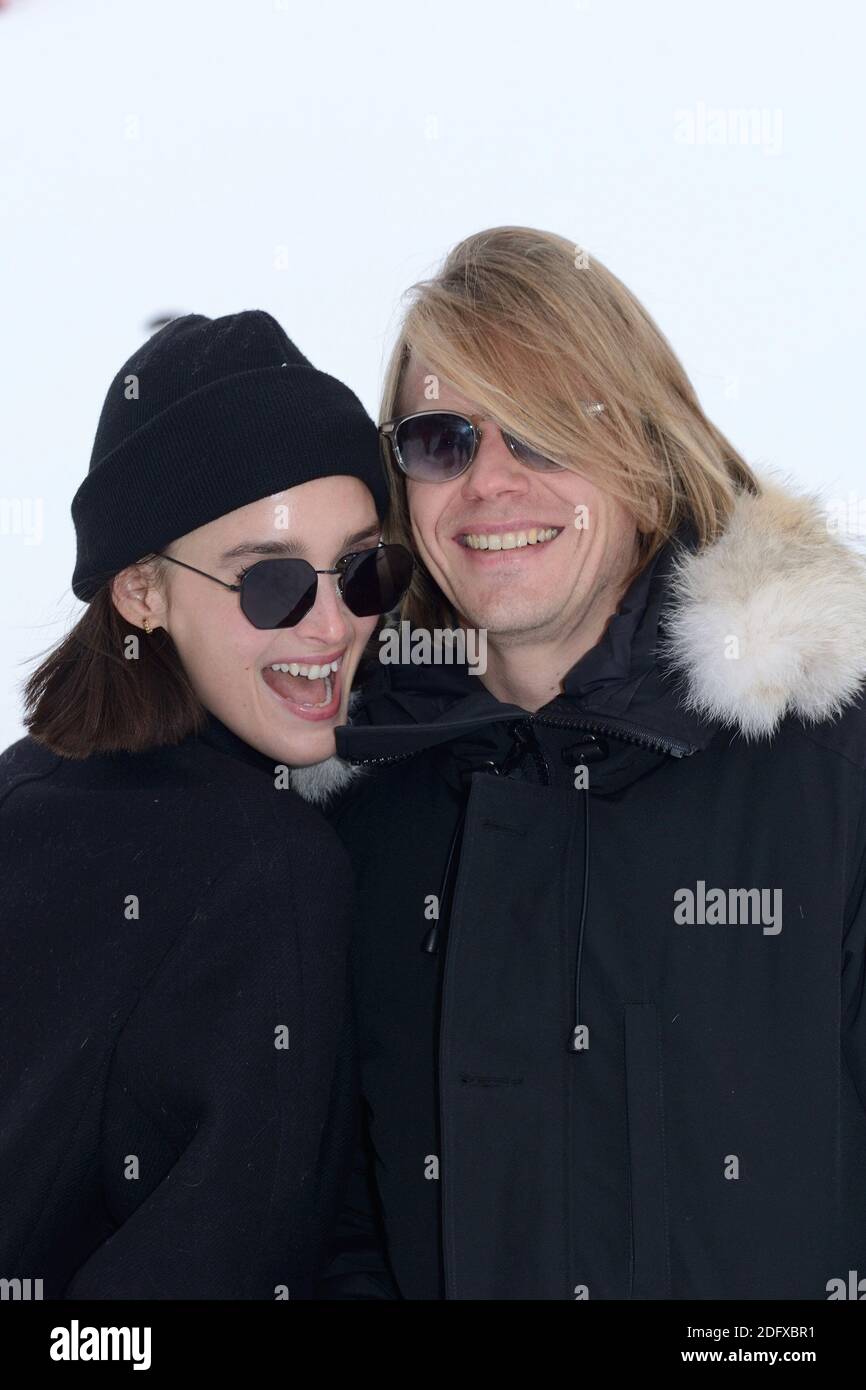 Charlotte Le Bon and Alex Lutz attending the 10th Les Arcs Film ...