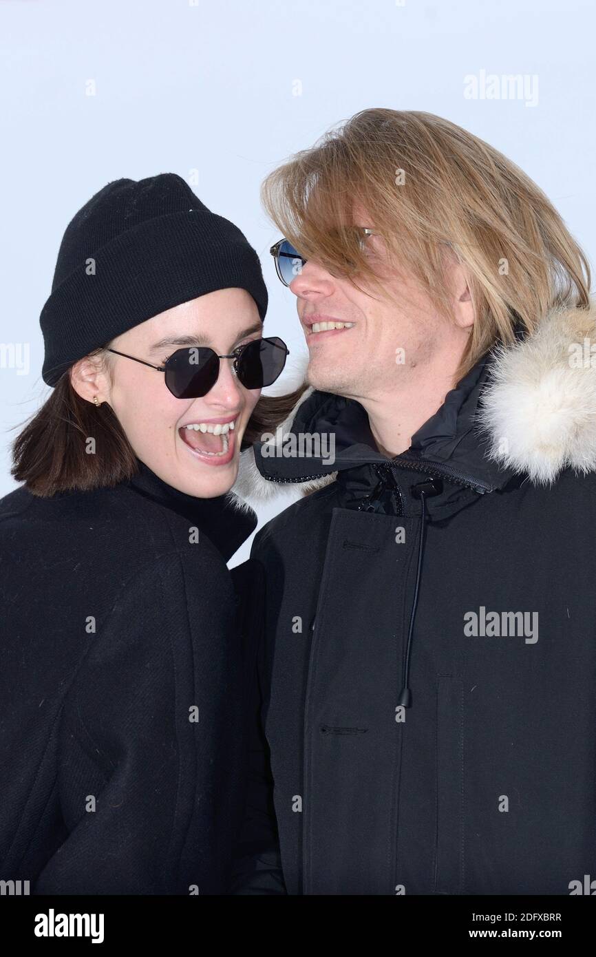 Charlotte Le Bon and Alex Lutz attending the 10th Les Arcs Film ...