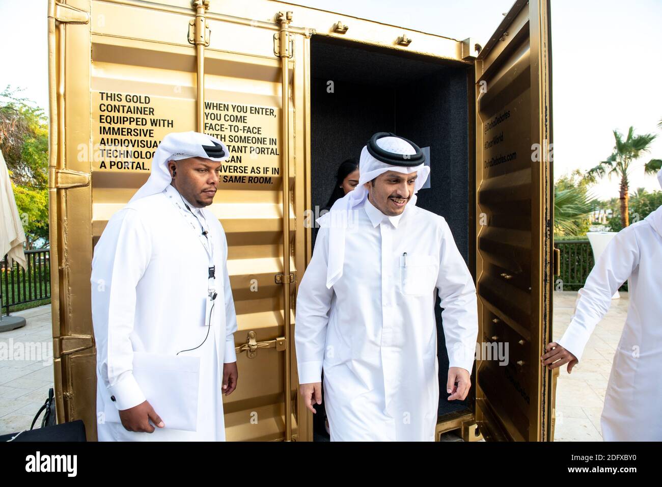 Qatari Foreign Affairs Minister Mohammed bin Abdulrahman Al Thani ...