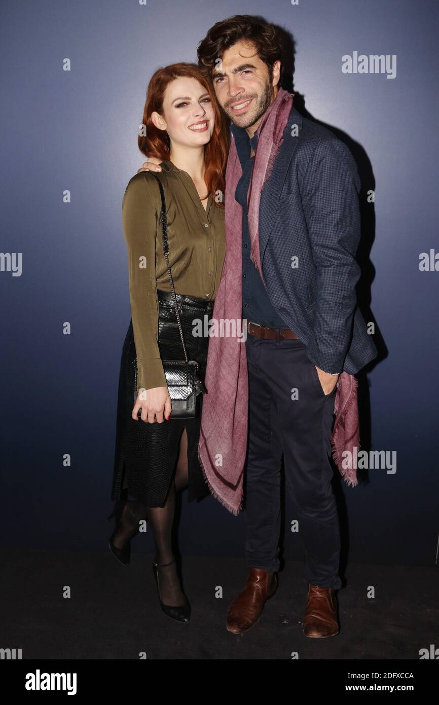 Elodie Frege et son compagnon Gian Marco Tavani lors de la Soiree de ...