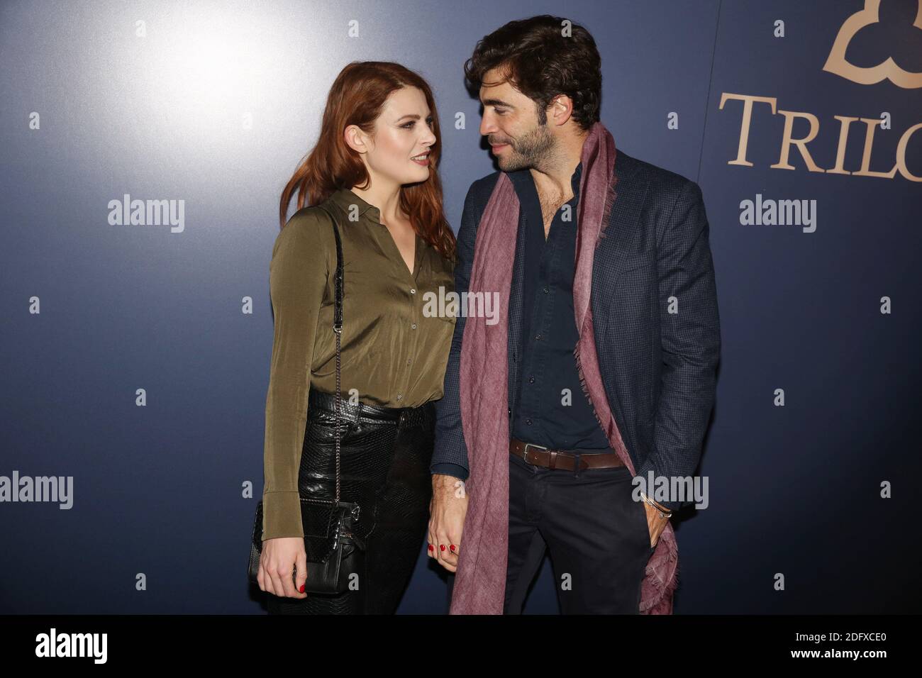Elodie Frege et son compagnon Gian Marco Tavani lors de la Soiree de ...
