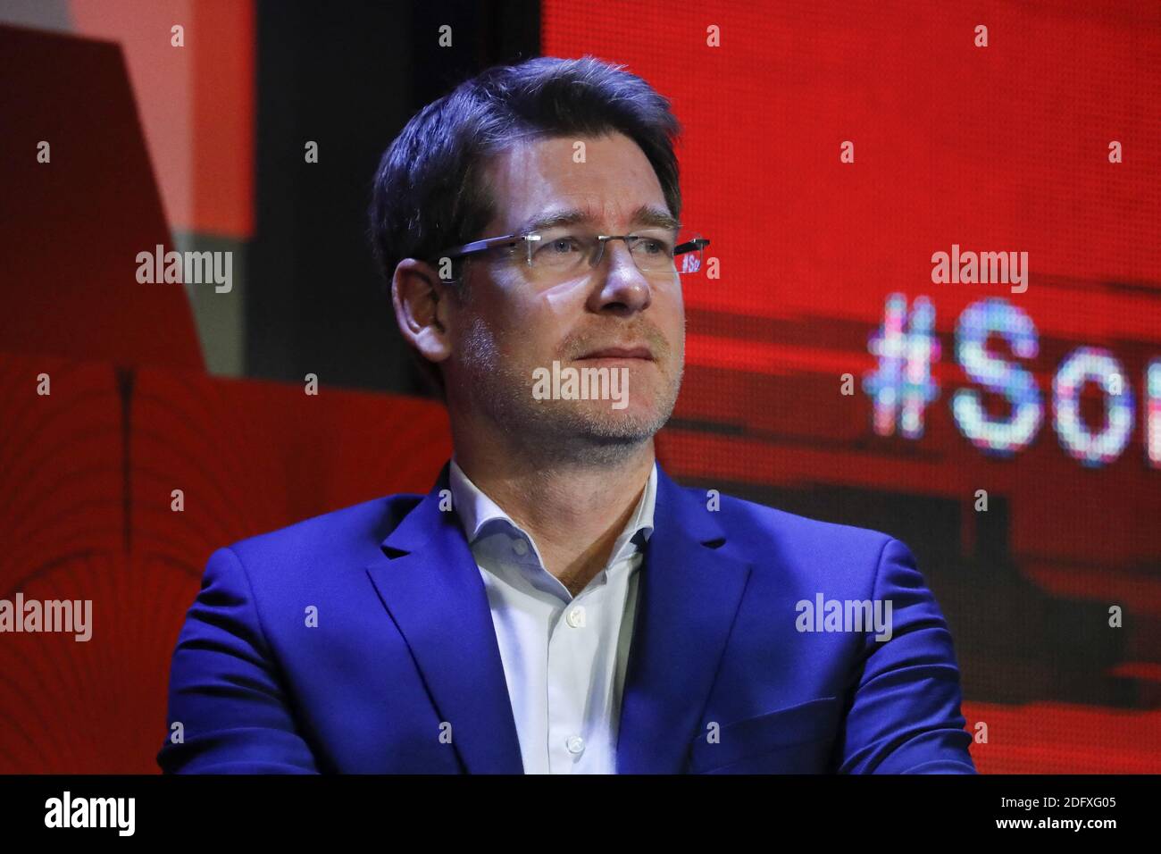 Pascal Canfin speaking in the Economy Summit at the Palais de Tokyo ...