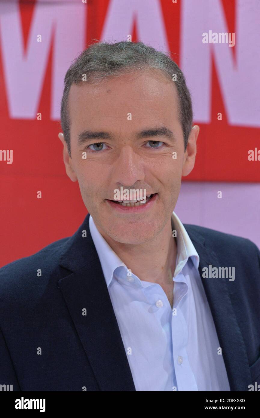 Franck Ferrand at the taping of Vivement Dimanche on December 19, 2018 ...