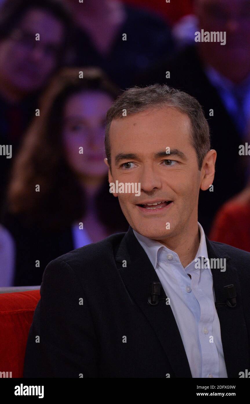 Franck Ferrand at the taping of Vivement Dimanche on December 19, 2018 ...