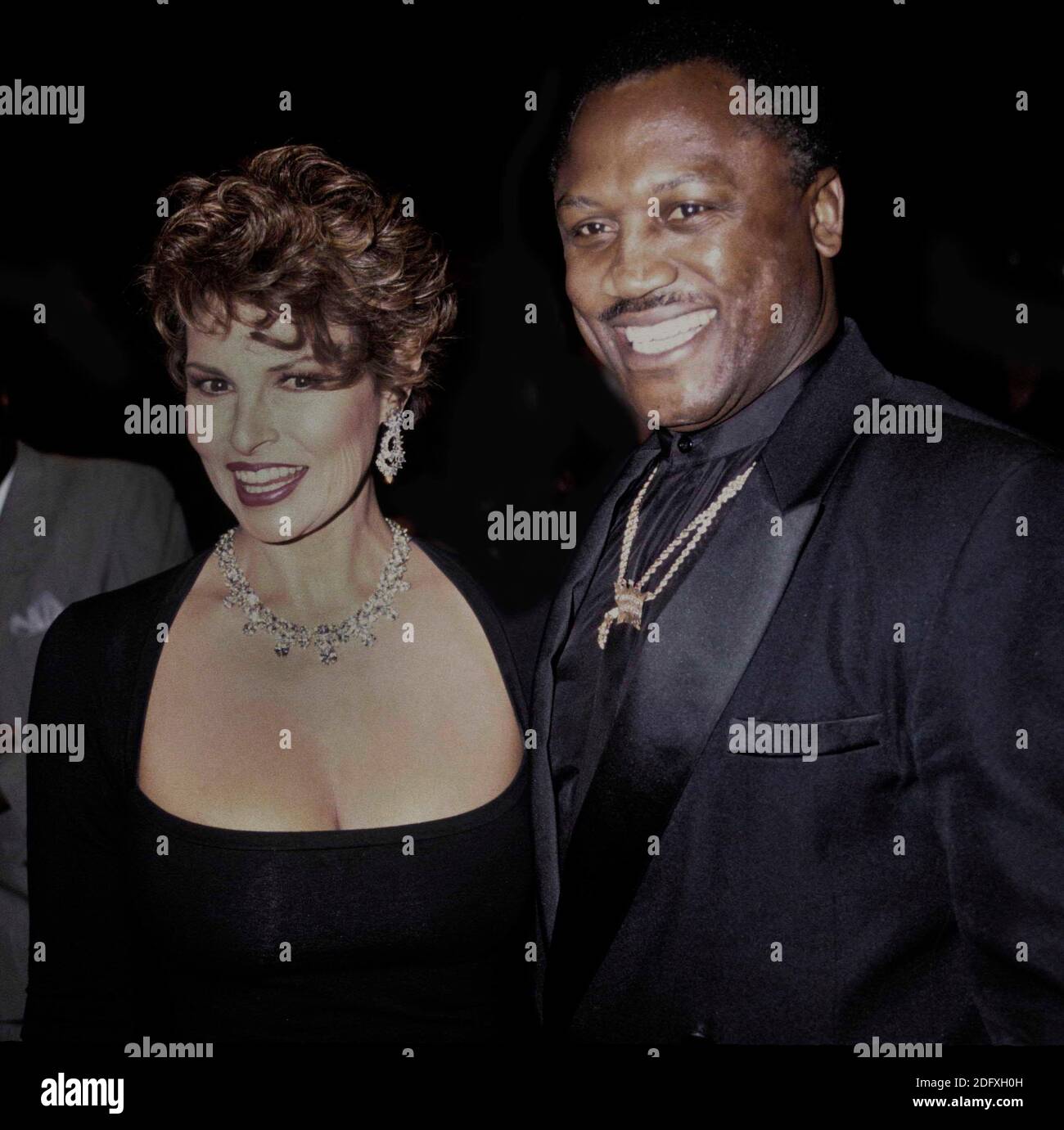 New York, NY1990 Raquel Welch Joe Frazier Photo by Adam Scull-PHOTOlink ...