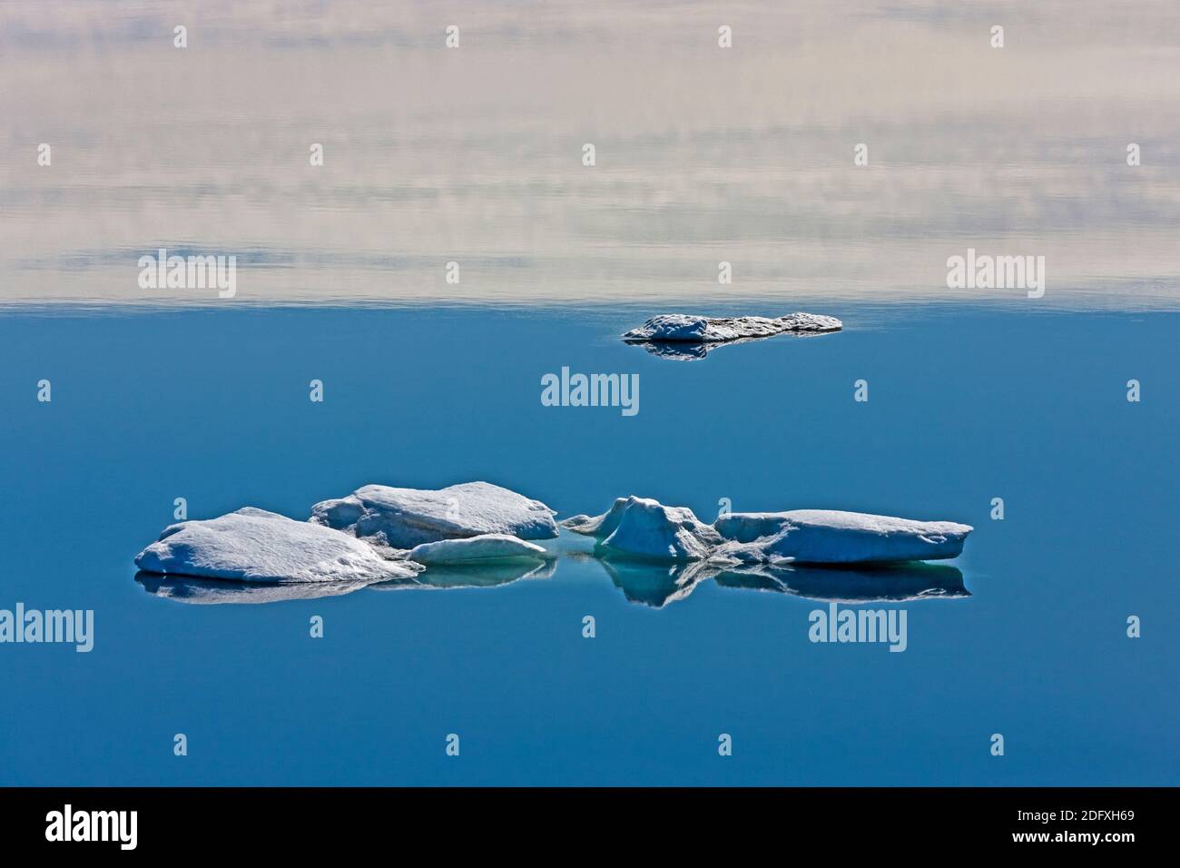 Floating ice on Bering Sea, Russia Far East Stock Photo - Alamy