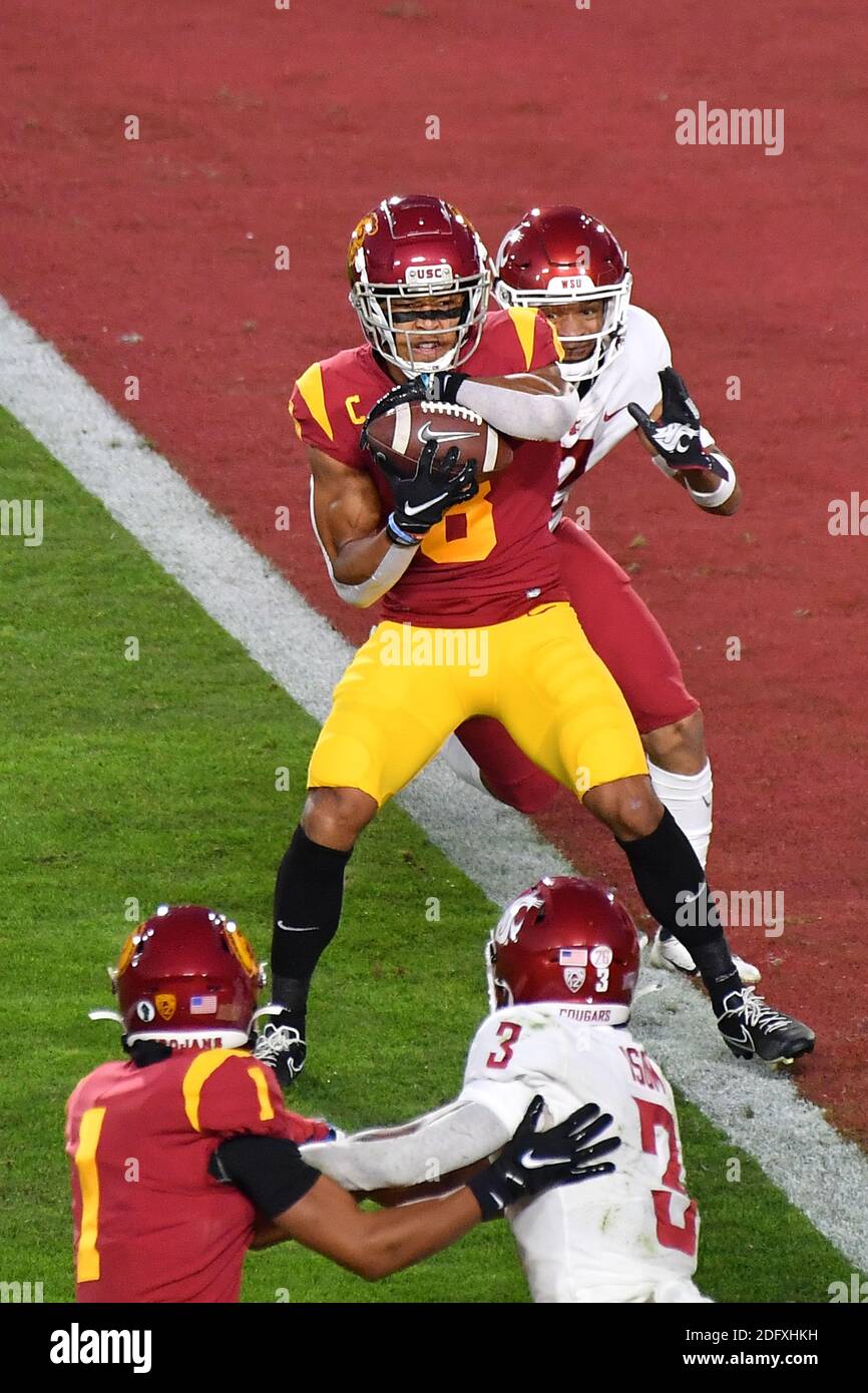 Los Angeles, CA. 6th Dec, 2020. USC Trojans quarterback Kedon Slovis #9 ...