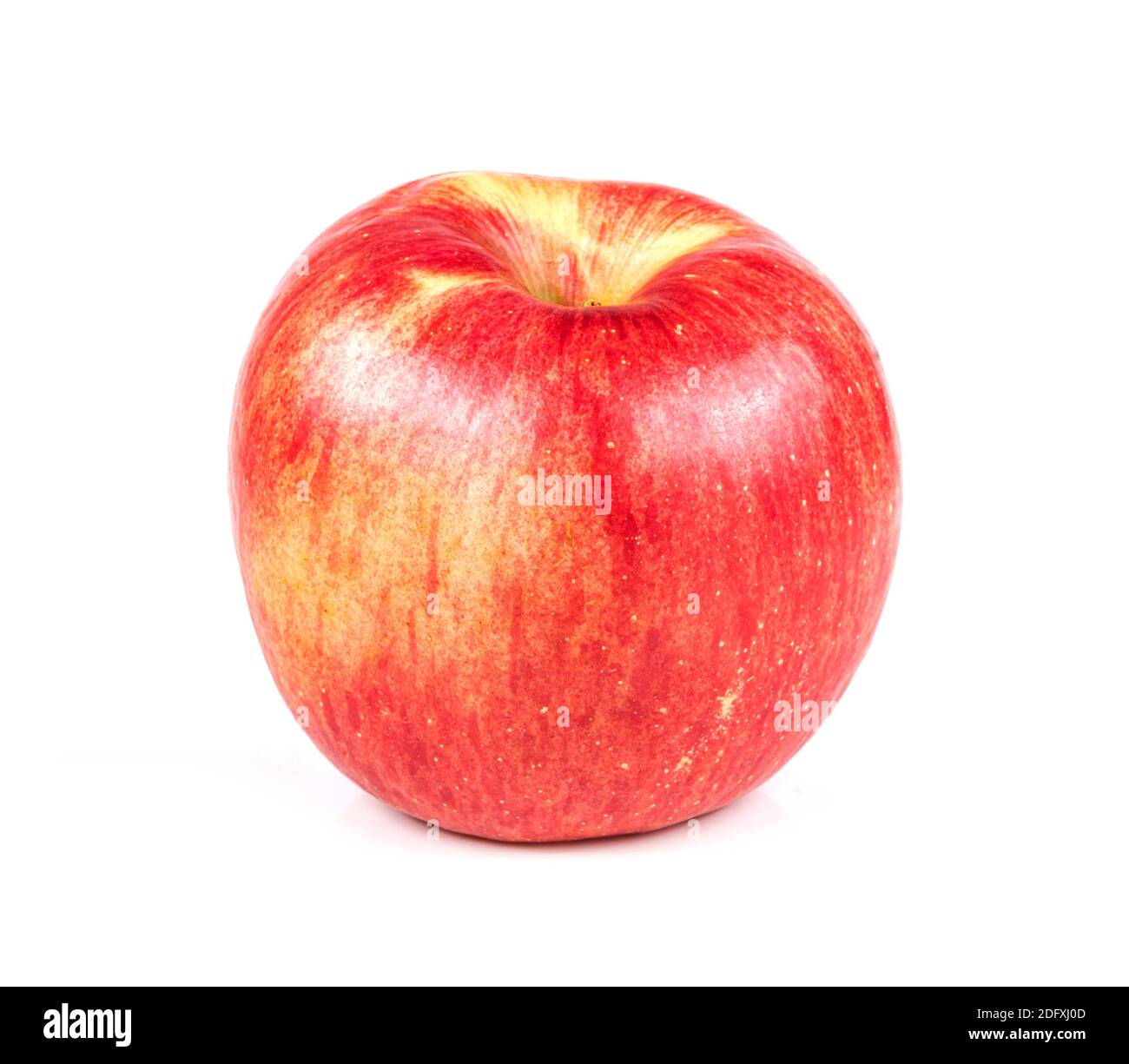 Fresh red apple isolated on white. With clipping path Stock Photo - Alamy