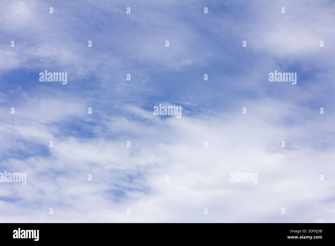 Clear blue color sky with white cloud background Stock Photo - Alamy