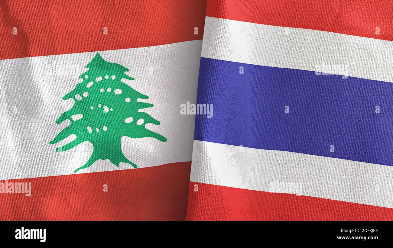Lebanon thailand flag hi-res stock photography and images - Alamy
