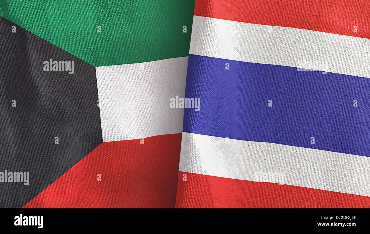 Kuwait thailand flag hi-res stock photography and images - Alamy