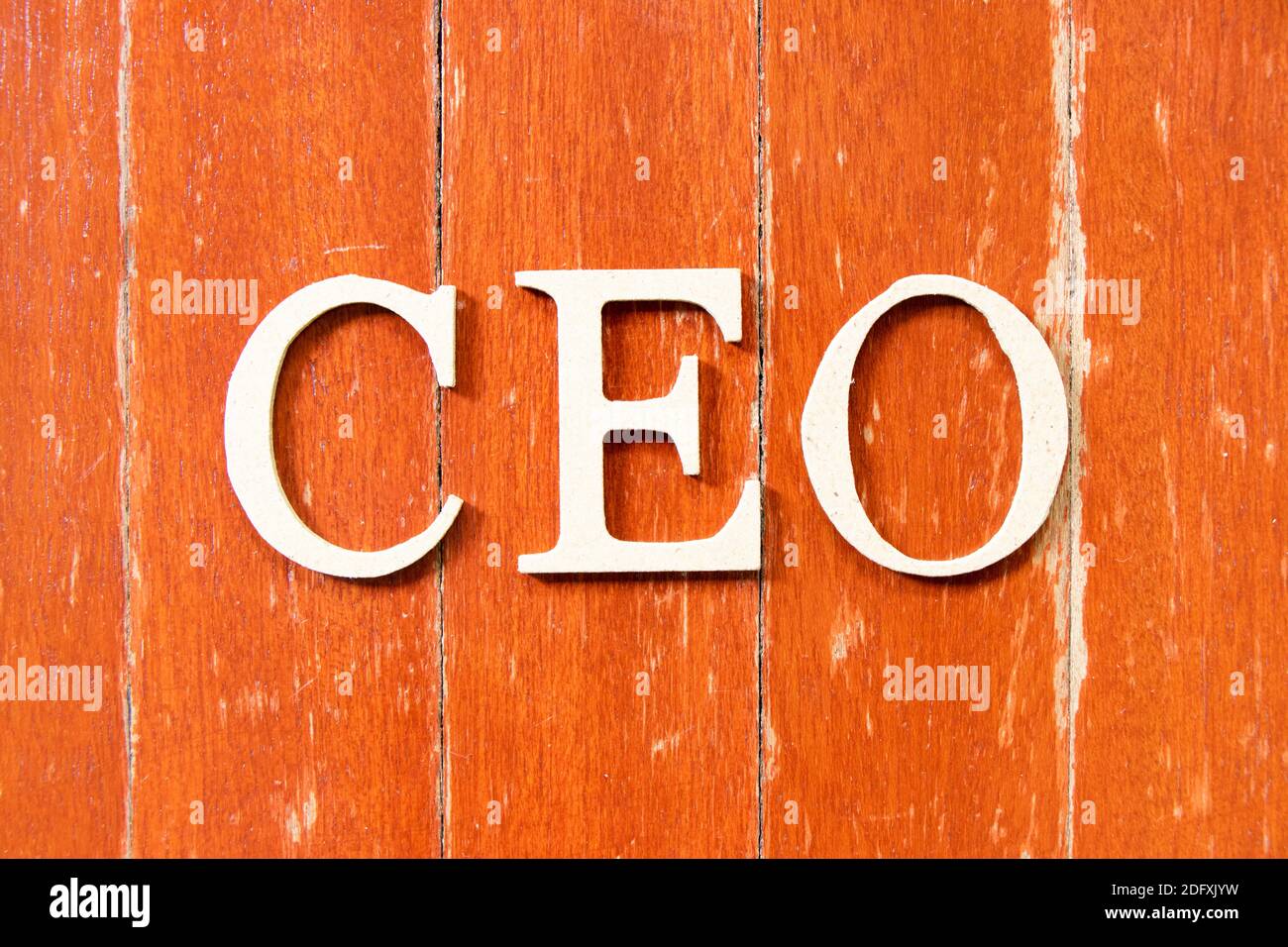 Alphabet letter in word CEO (Abbreviation of Chief Executive Officer ...