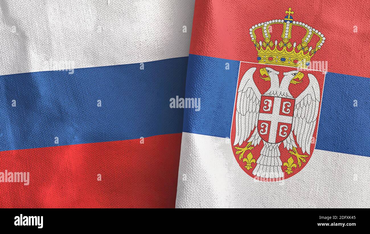 Serbian russian flag hi-res stock photography and images - Alamy